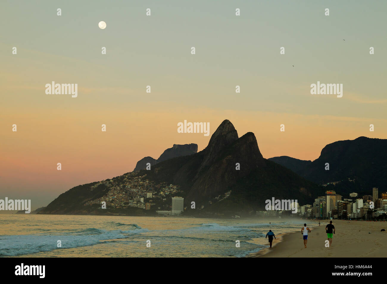 Ipanema beach sunset hi-res stock photography and images - Alamy