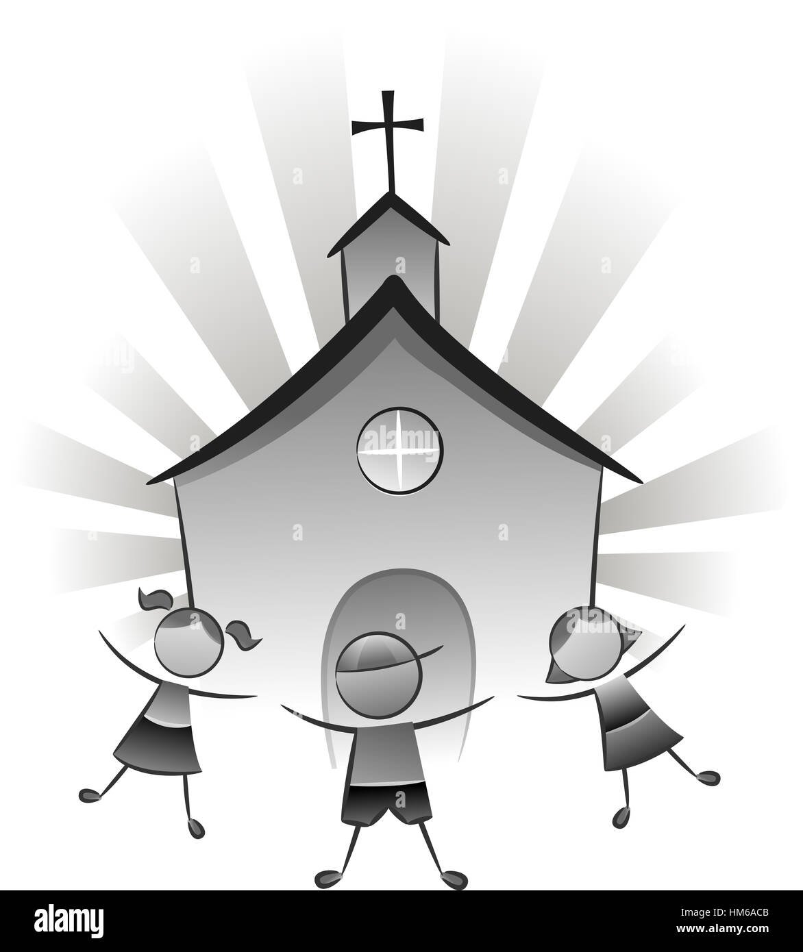 Black catholic children playing Cut Out Stock Images & Pictures - Alamy