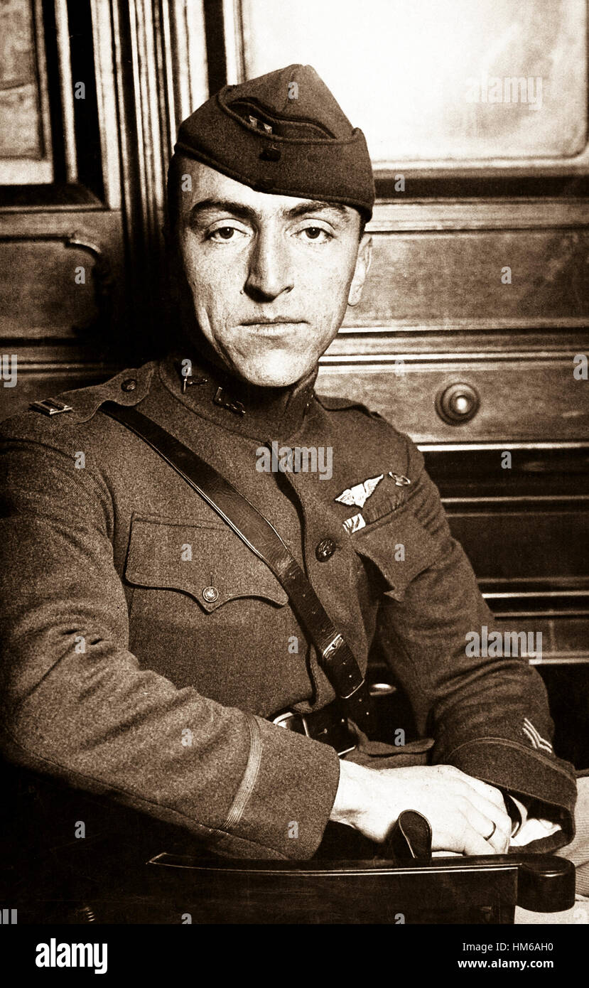 Capt. Edward Rickenbacker, America's premier "Ace" officially credited ...