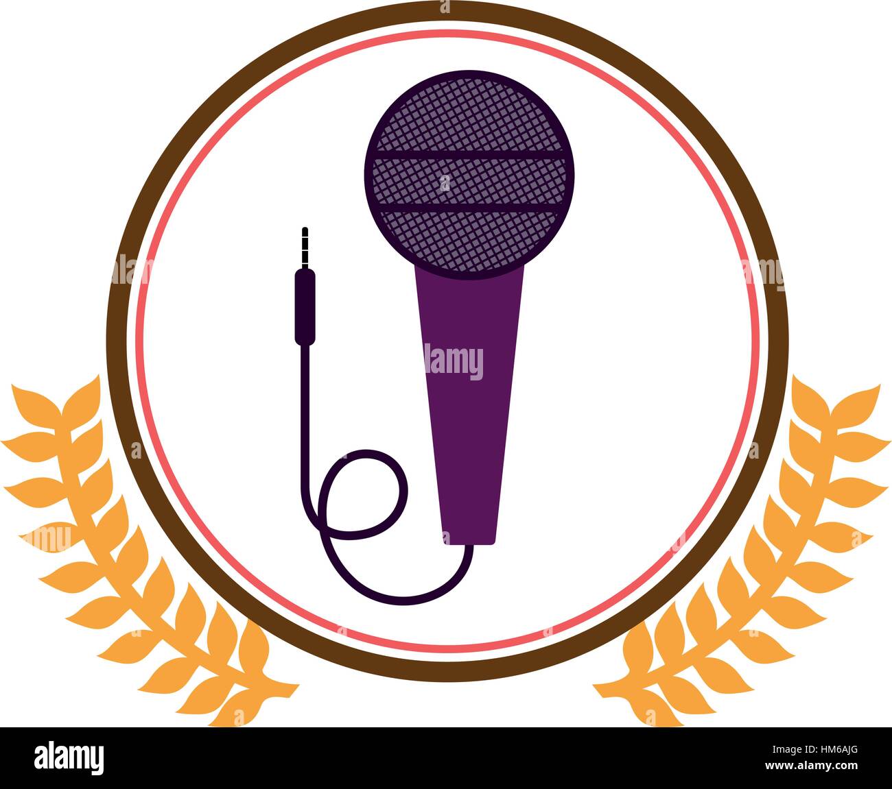 Decorative microphone stand hi-res stock photography and images - Alamy