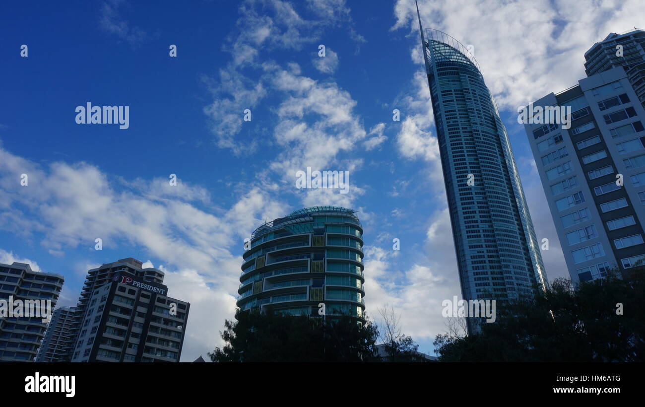 Q1 Resort and Spa, Surfers Paradise, Gold Coast, QLD, Australia Stock ...