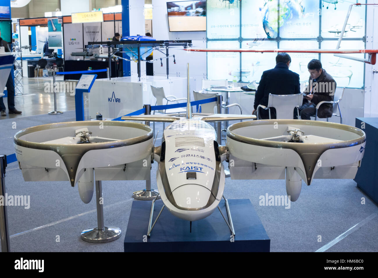 Busan DRONE show Aerial Technology Stock Photo - Alamy
