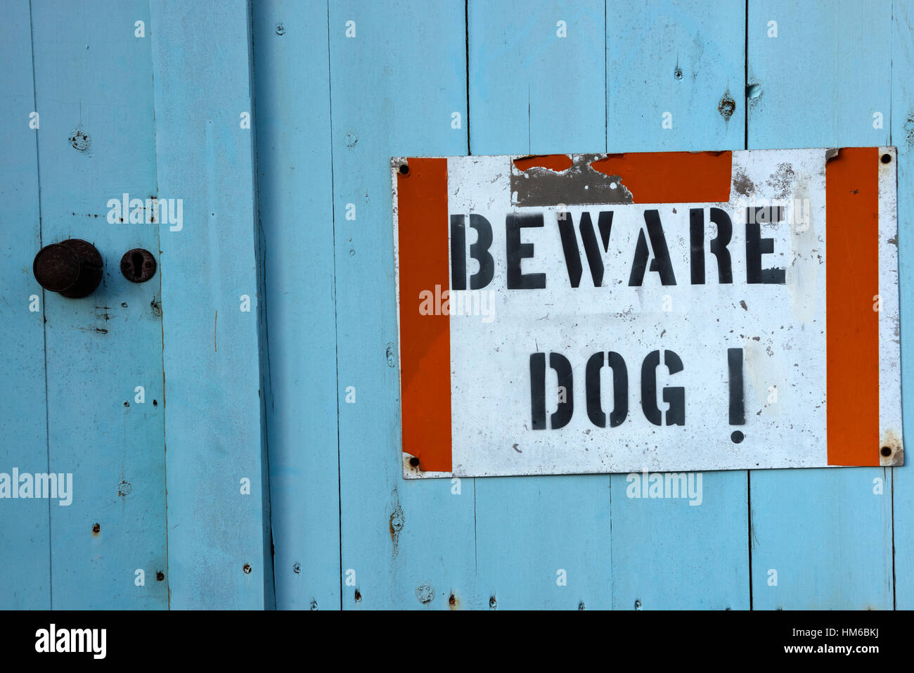 Beware of dog signs hi-res stock photography and images - Alamy