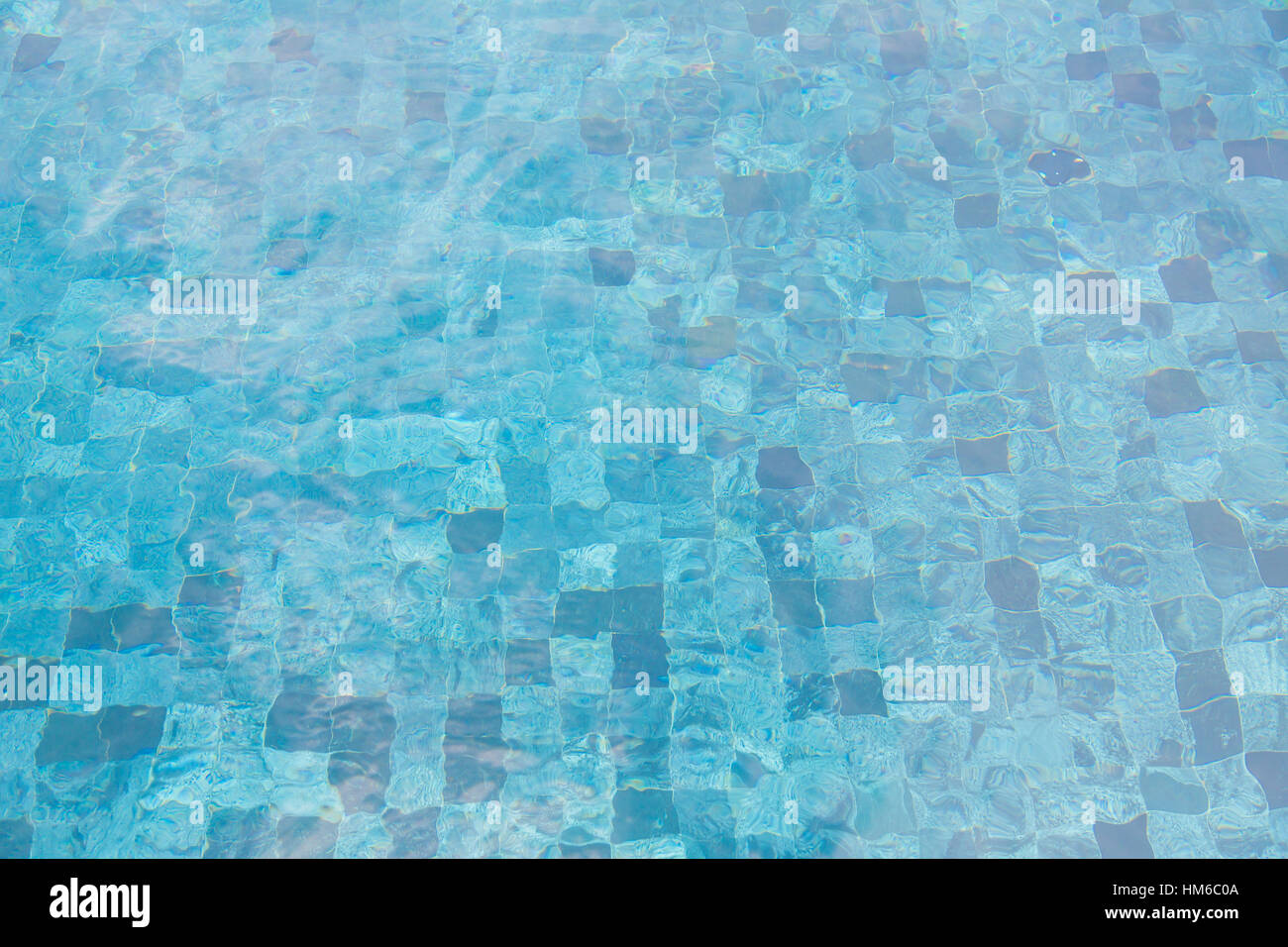 Swimming pool rippled water Stock Photo - Alamy