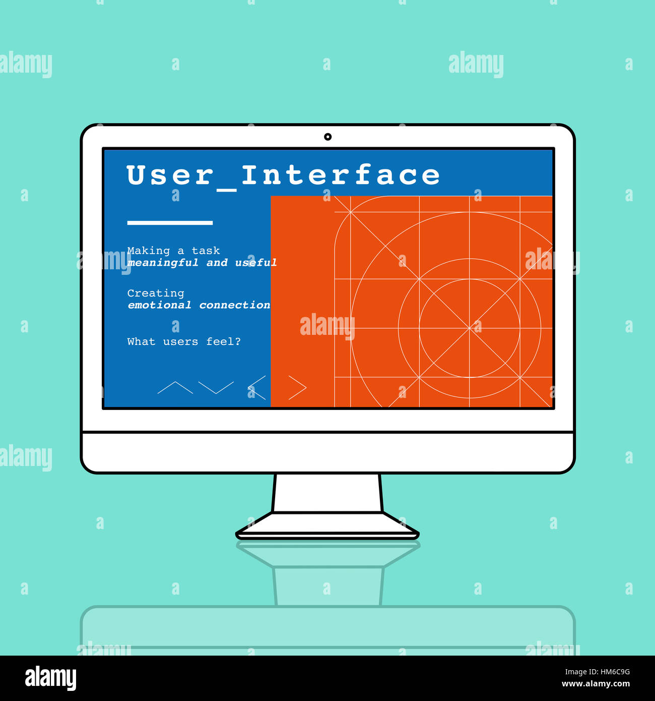 Web Design User Interface Concept Stock Photo - Alamy