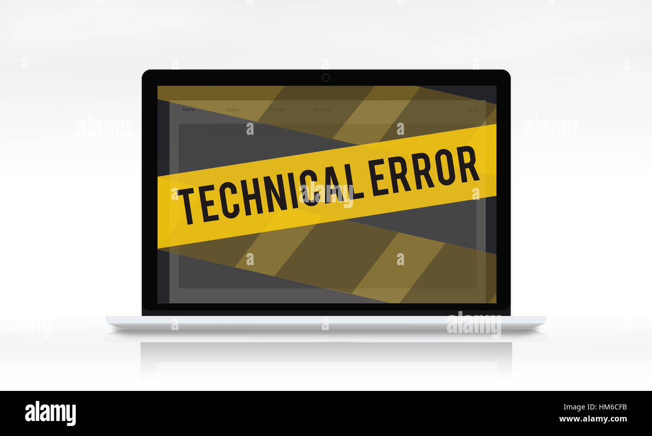 Website Under Construction Error Concept Stock Photo - Alamy