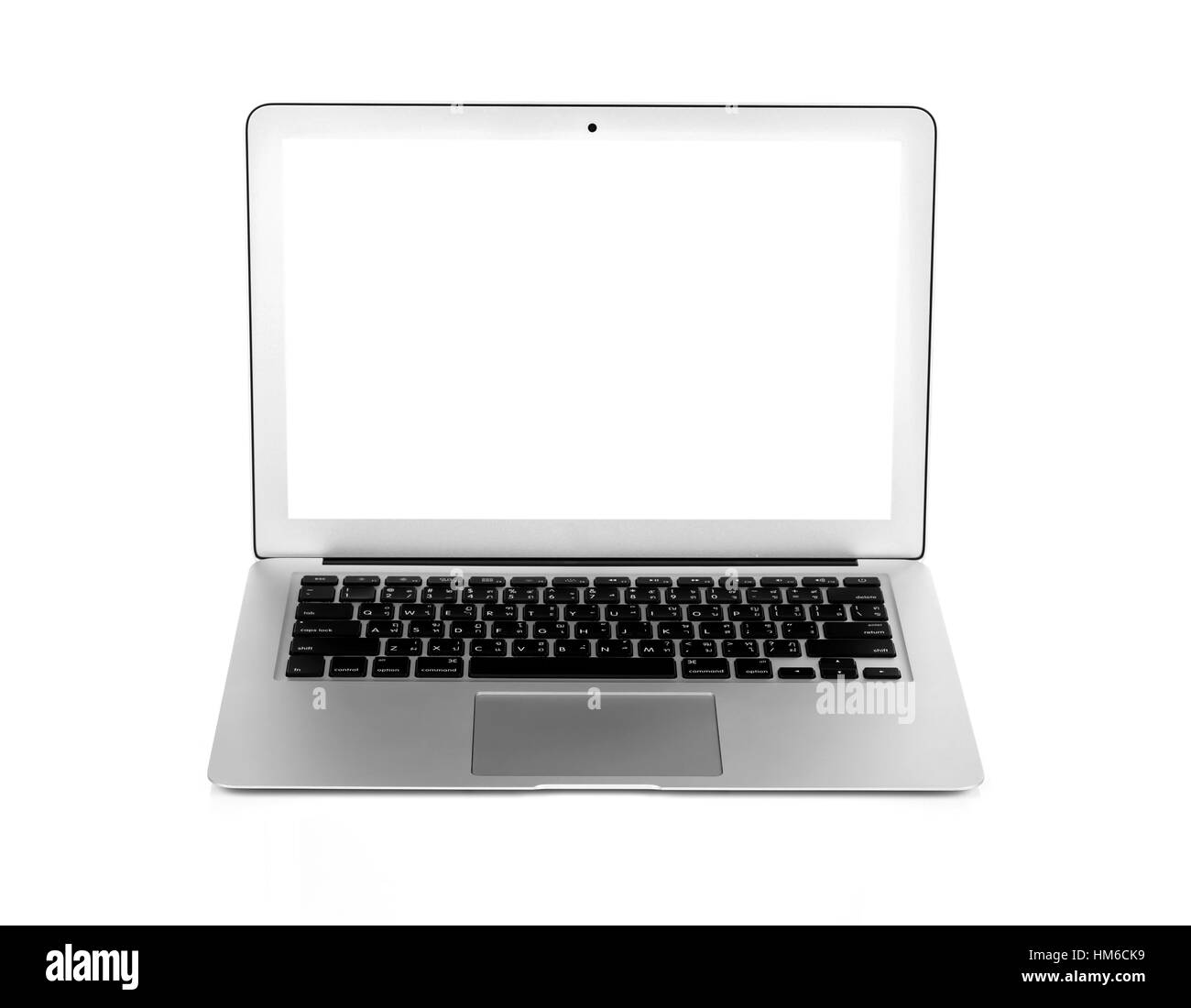 laptop isolated on white background Stock Photo - Alamy