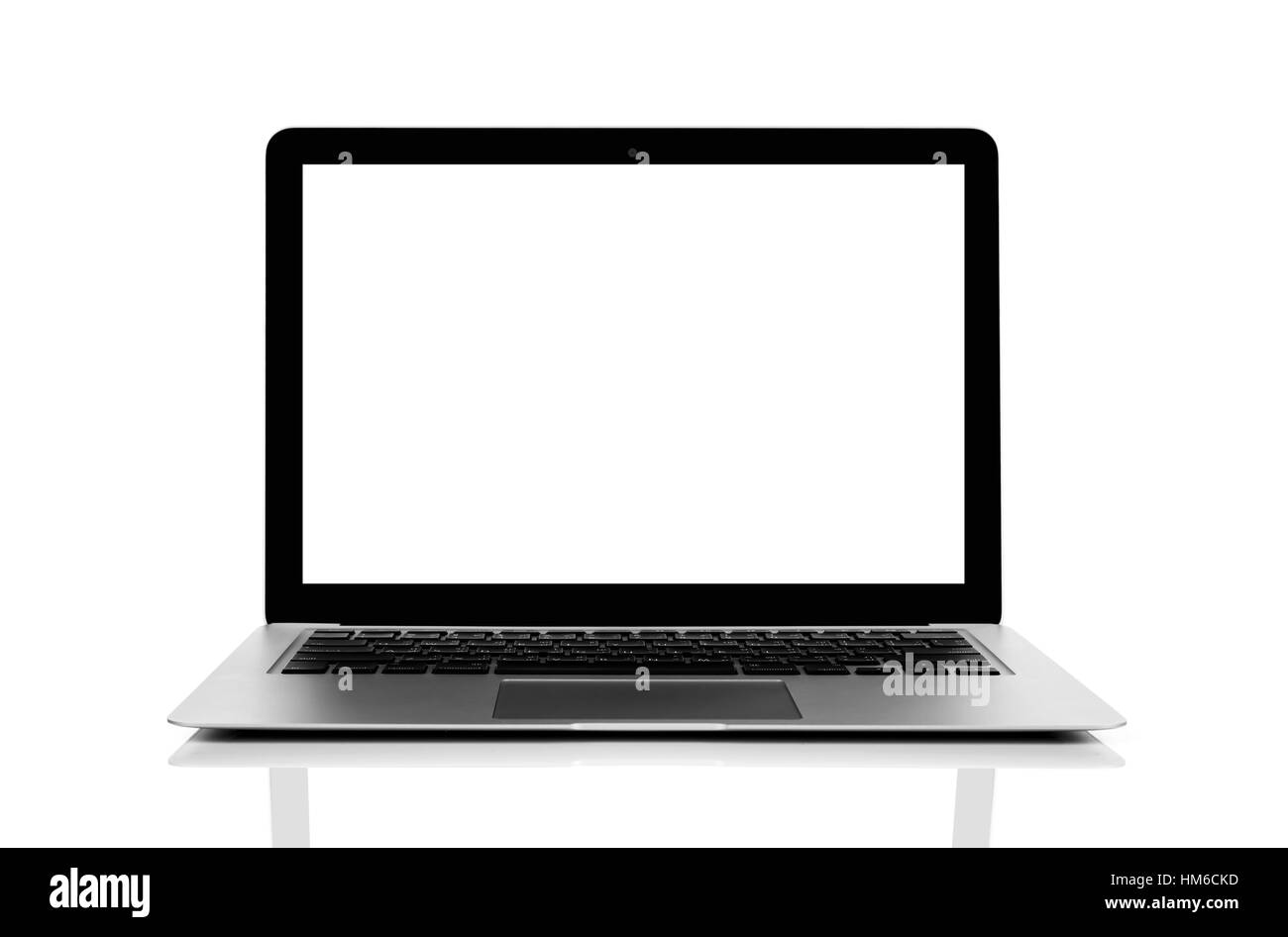 laptop isolated on white background Stock Photo - Alamy