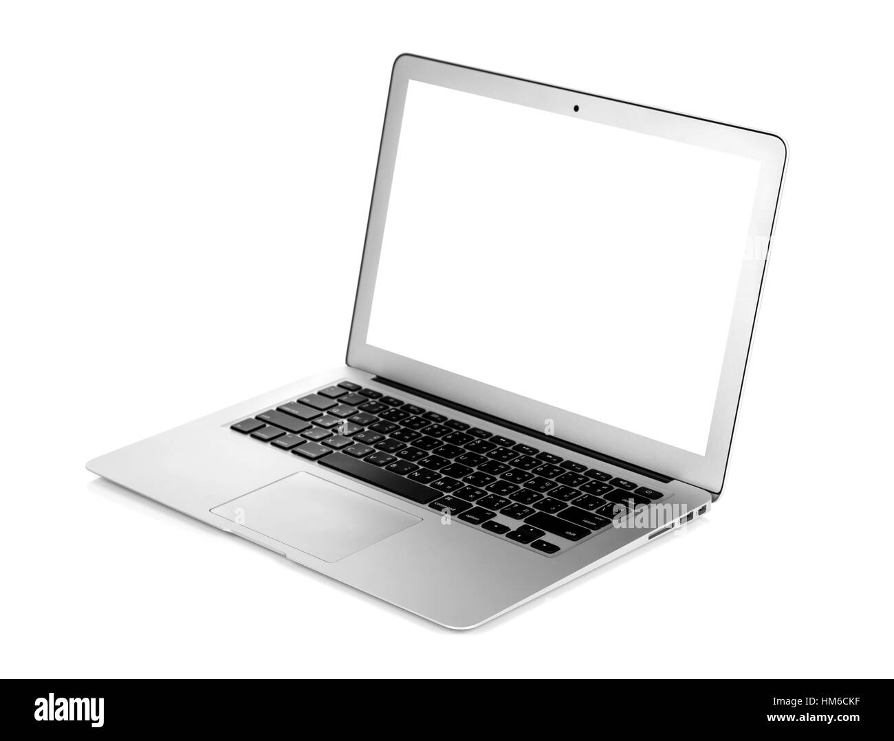 laptop isolated on white background Stock Photo - Alamy