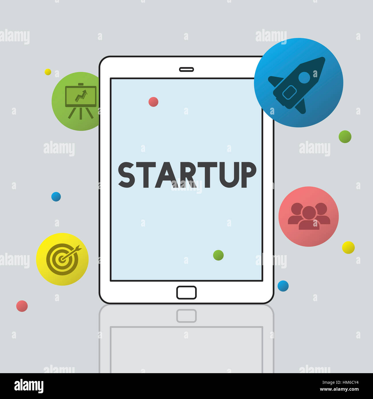 Startup Business Development Enterprise Vision Concept Stock Photo - Alamy