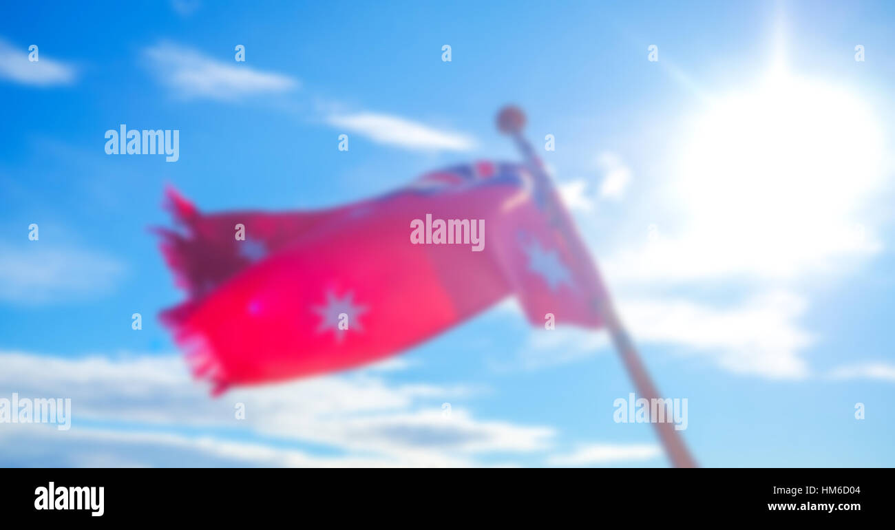 Abstract blur Red flags Stock Photo - Alamy
