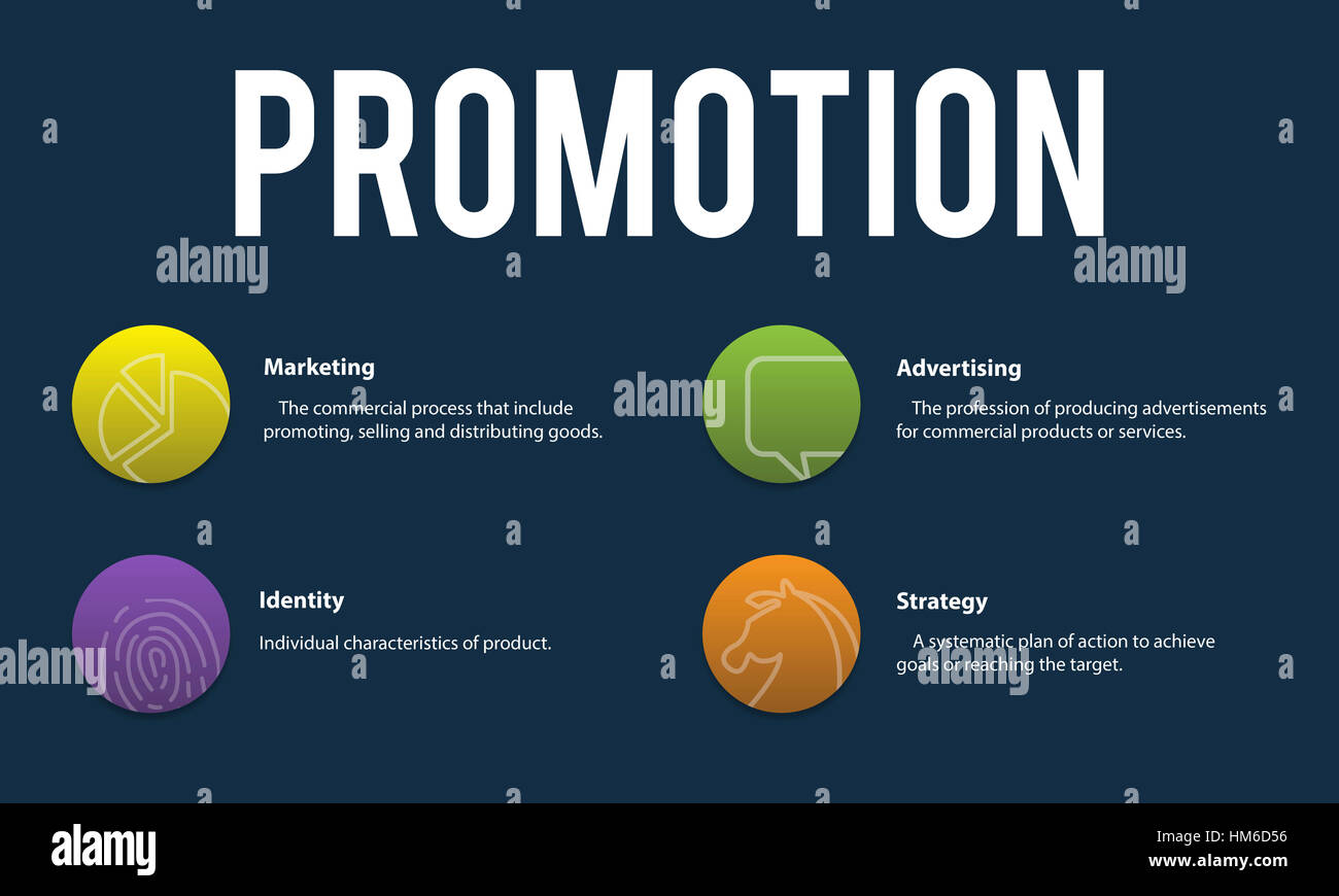 Business Product Promotion Design Concept Stock Photo - Alamy