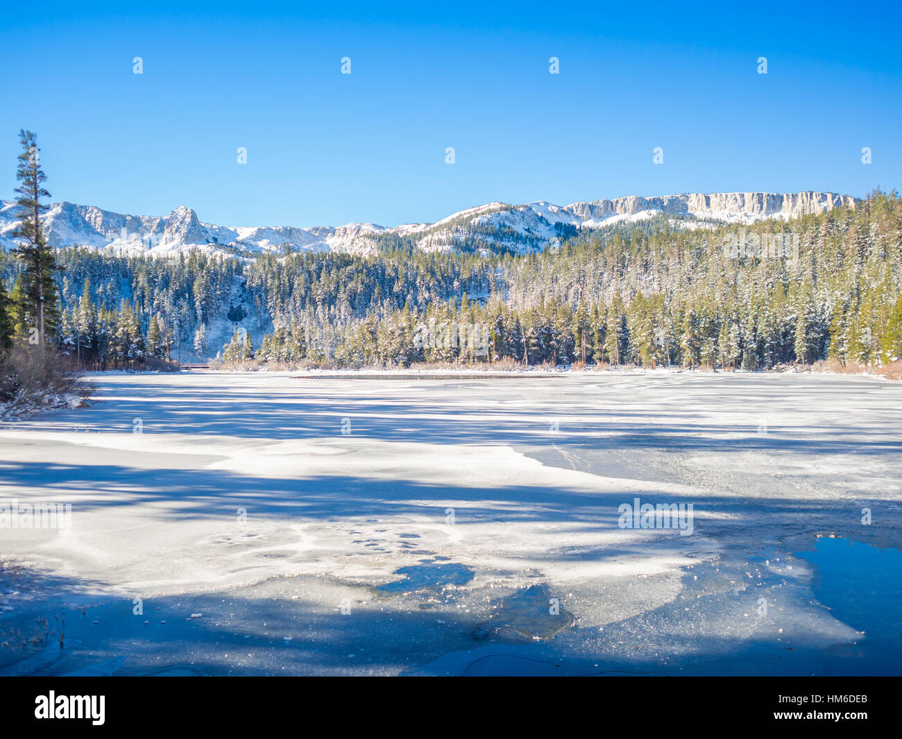 Winter at Mammoth Lakes Stock Photo - Alamy