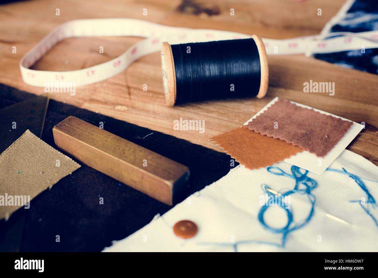 Fashion Design Material Selection Concept Stock Photo - Alamy