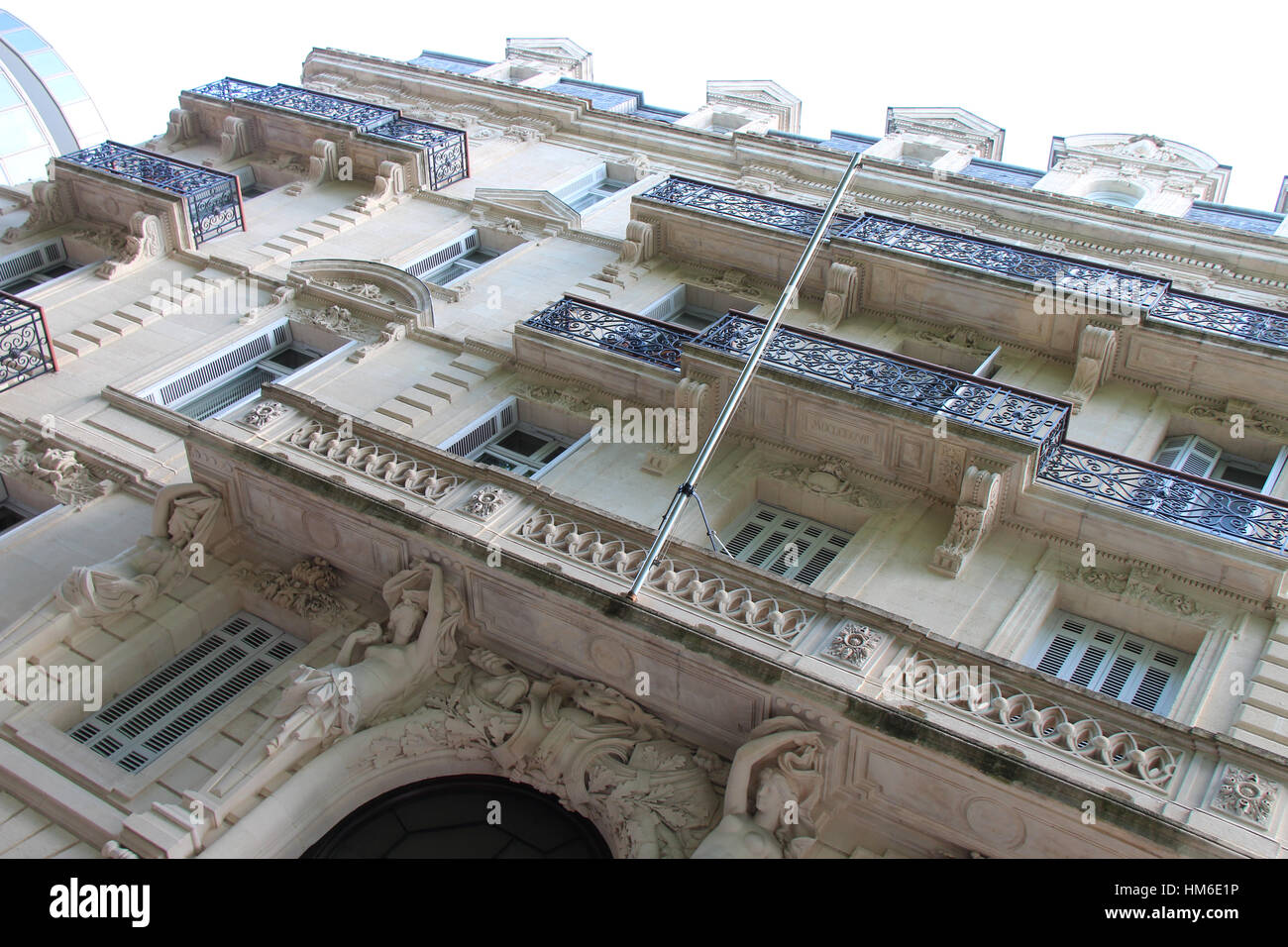 Building at Jean Moulin square in Bordeaux (France Stock Photo - Alamy