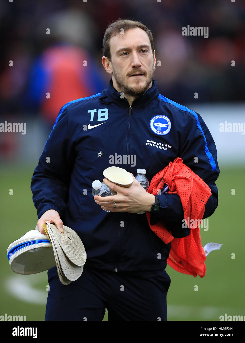 Brighton and Hove Albion fitness coach Thomas Barnden Stock Photo - Alamy