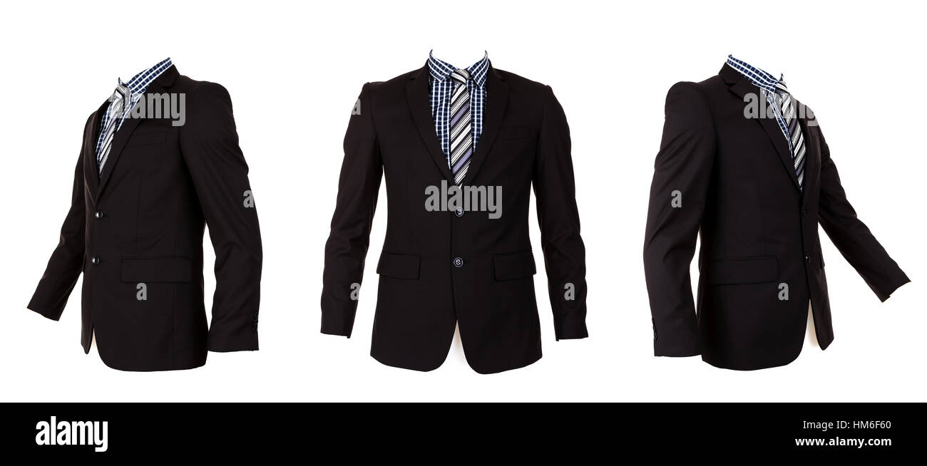 Formal suit isolated on white background Stock Photo - Alamy