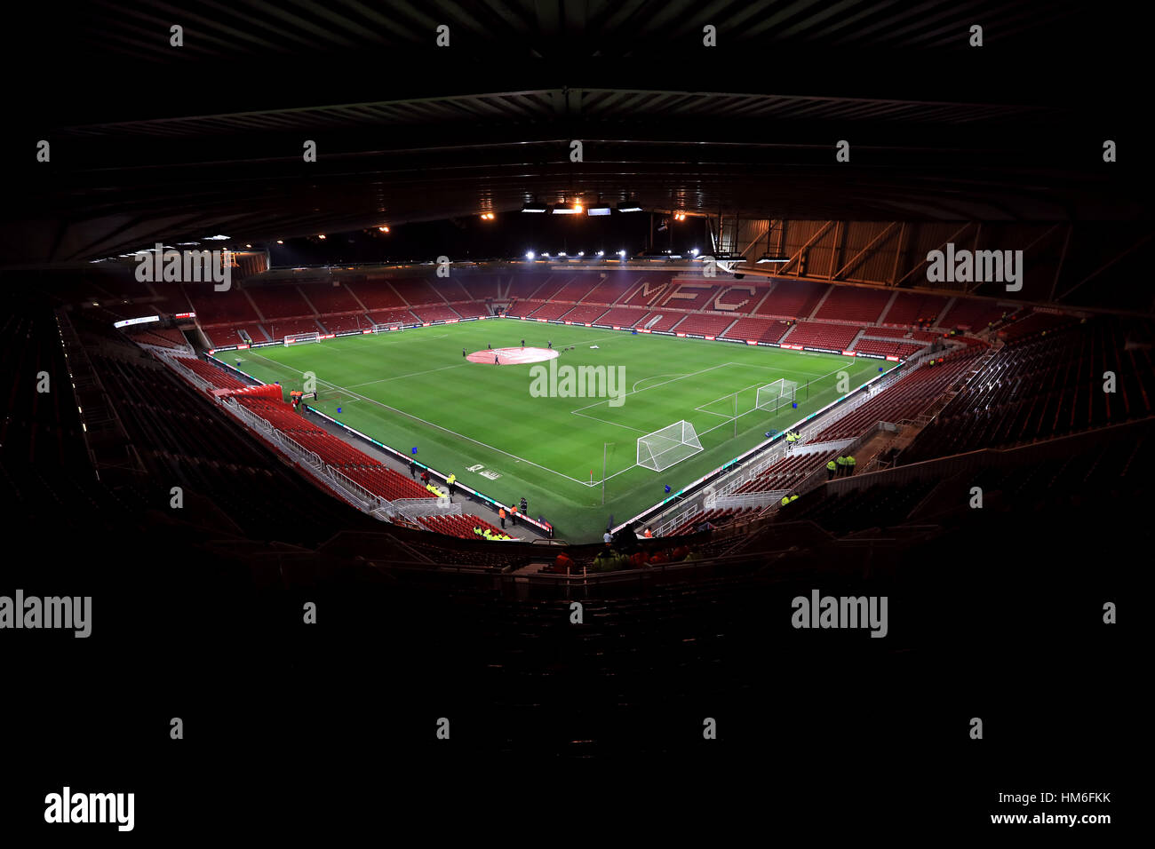 Inside of stadium view to grass hi-res stock photography and images - Alamy