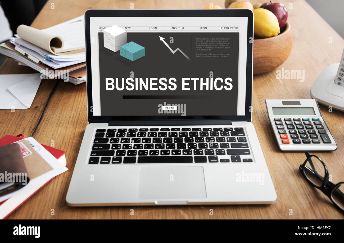 Business Ethics Strategy Development Concept Stock Photo - Alamy