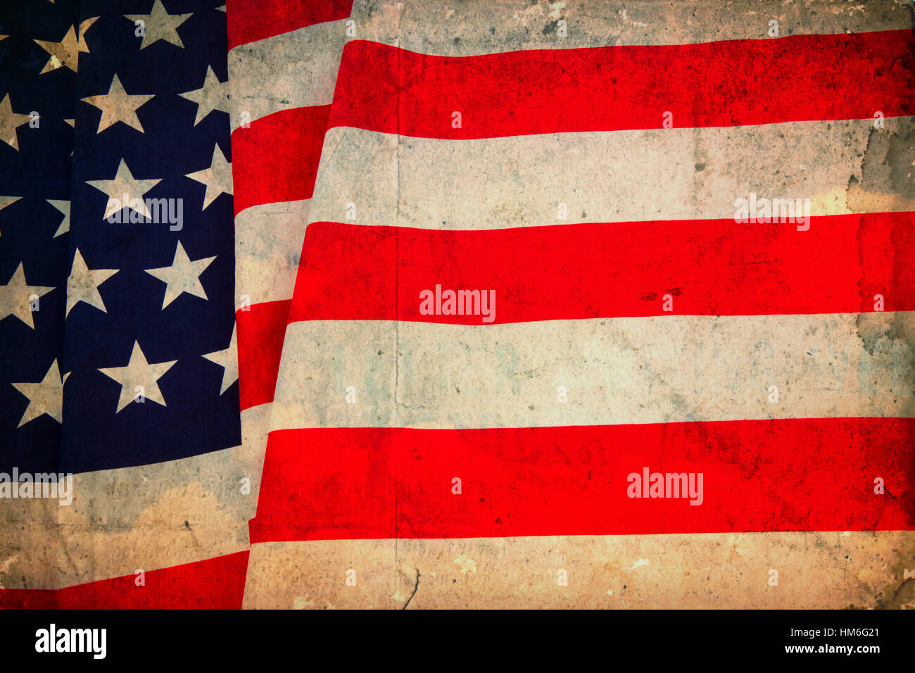 Vintage flag USA Stock Photo - Alamy