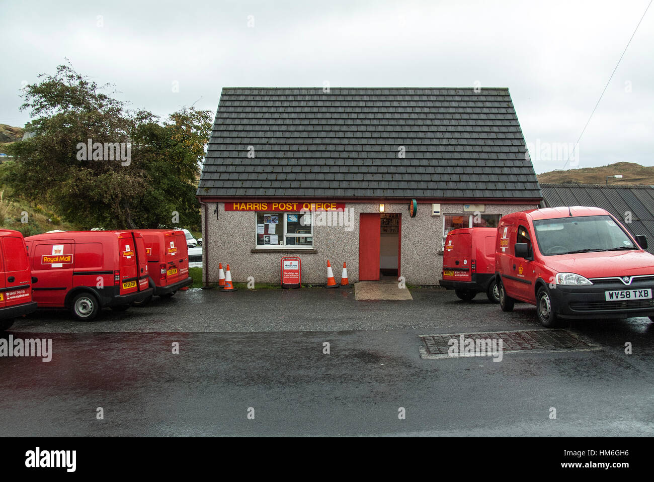 Isle of Harris Post Office Stock Photo - Alamy