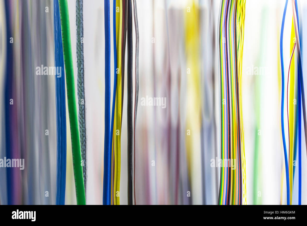 Many coloured wires Stock Photo - Alamy