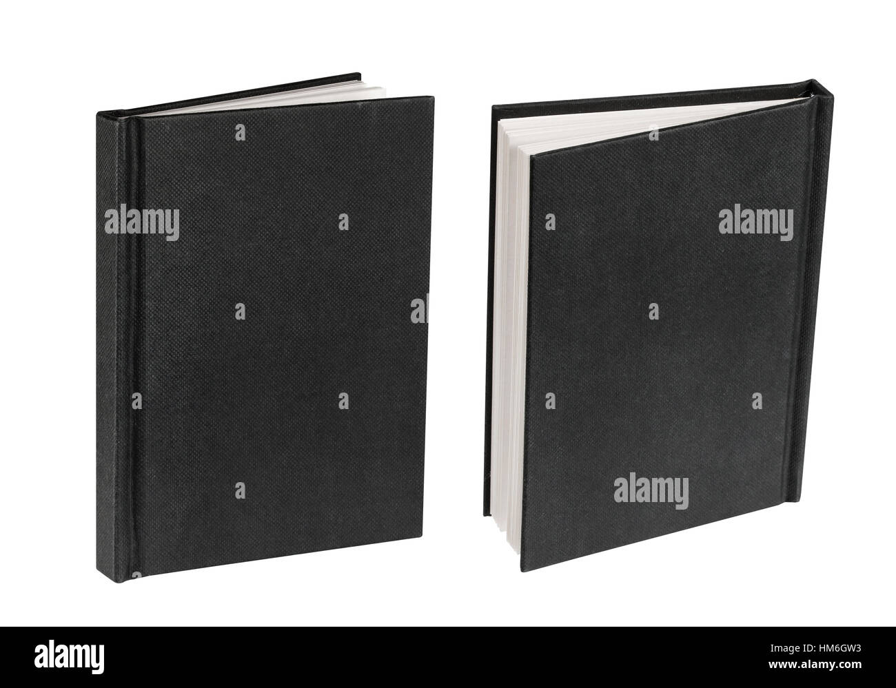 Black book cover isolated on white background Stock Photo - Alamy