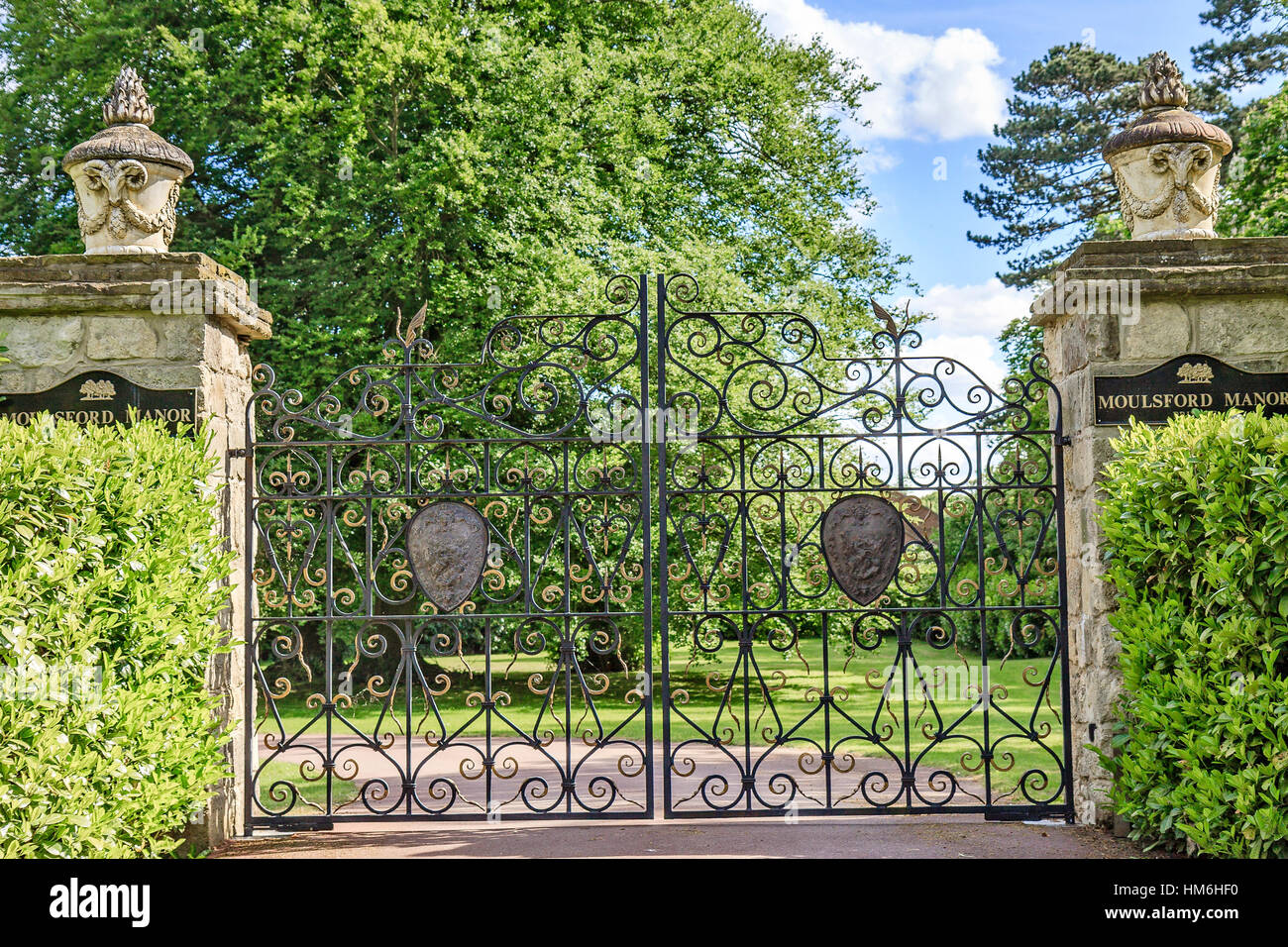 Entrance to the manor hi-res stock photography and images - Alamy