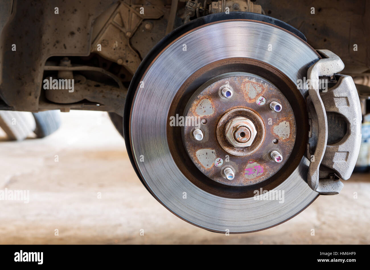 Car brakes system Stock Photo - Alamy