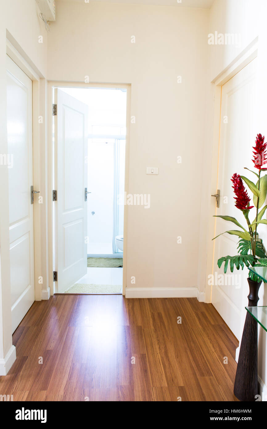 Door opening on a peaceful restroom Stock Photo - Alamy