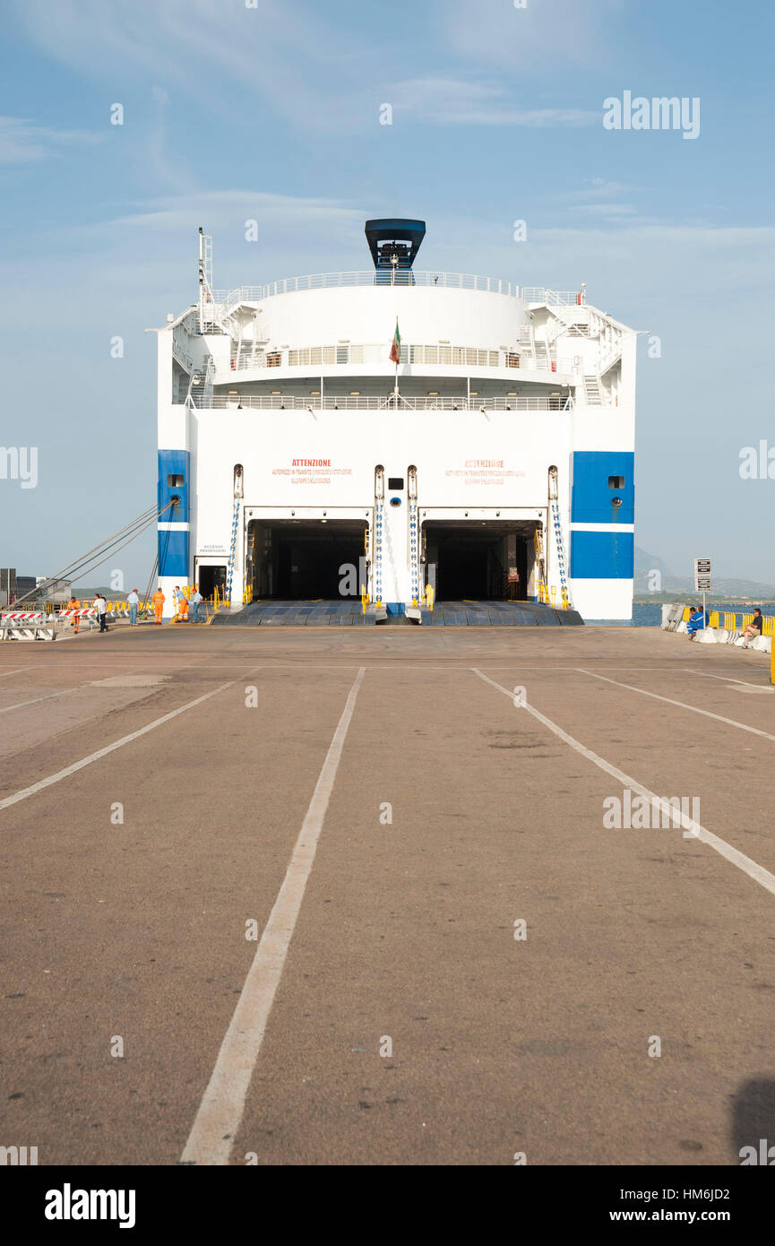 Ferry dock in olbia hi-res stock photography and images - Alamy
