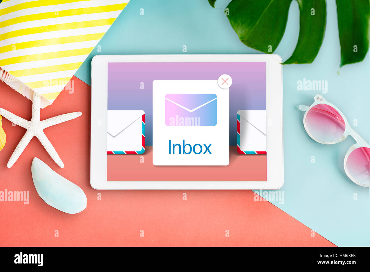 Inbox Communication Notification E-mail Mail Concept Stock Photo - Alamy