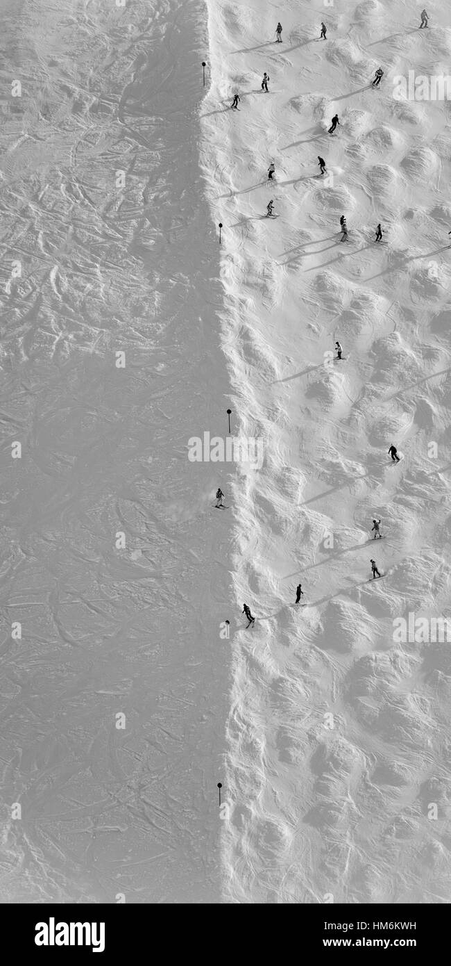 Arlberg Ski resort Stock Photo - Alamy