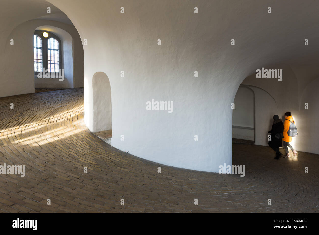 Inside the Round Tower, Copenhagen, Denmark Stock Photo - Alamy