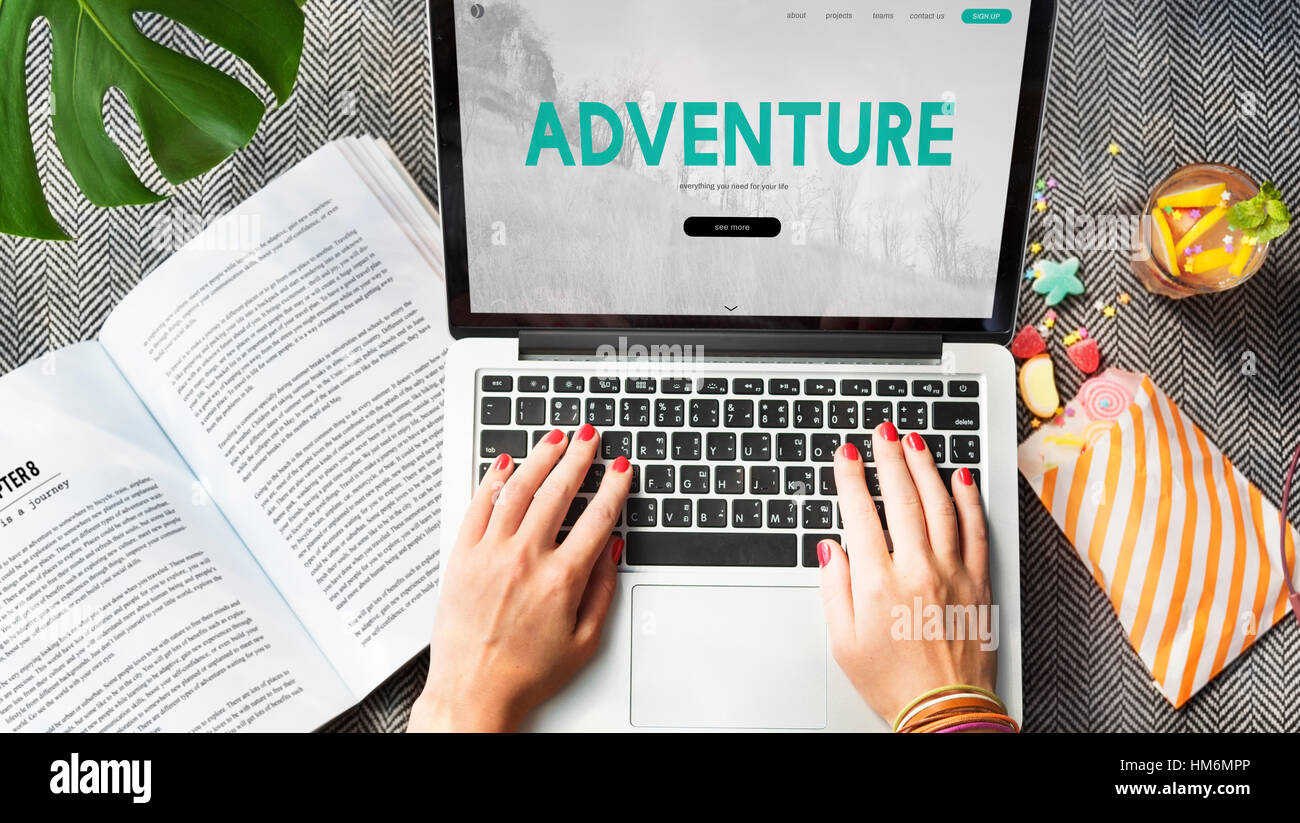 Adventure Destination Holiday Journey Tour Vacation Explore Trip Stock ...