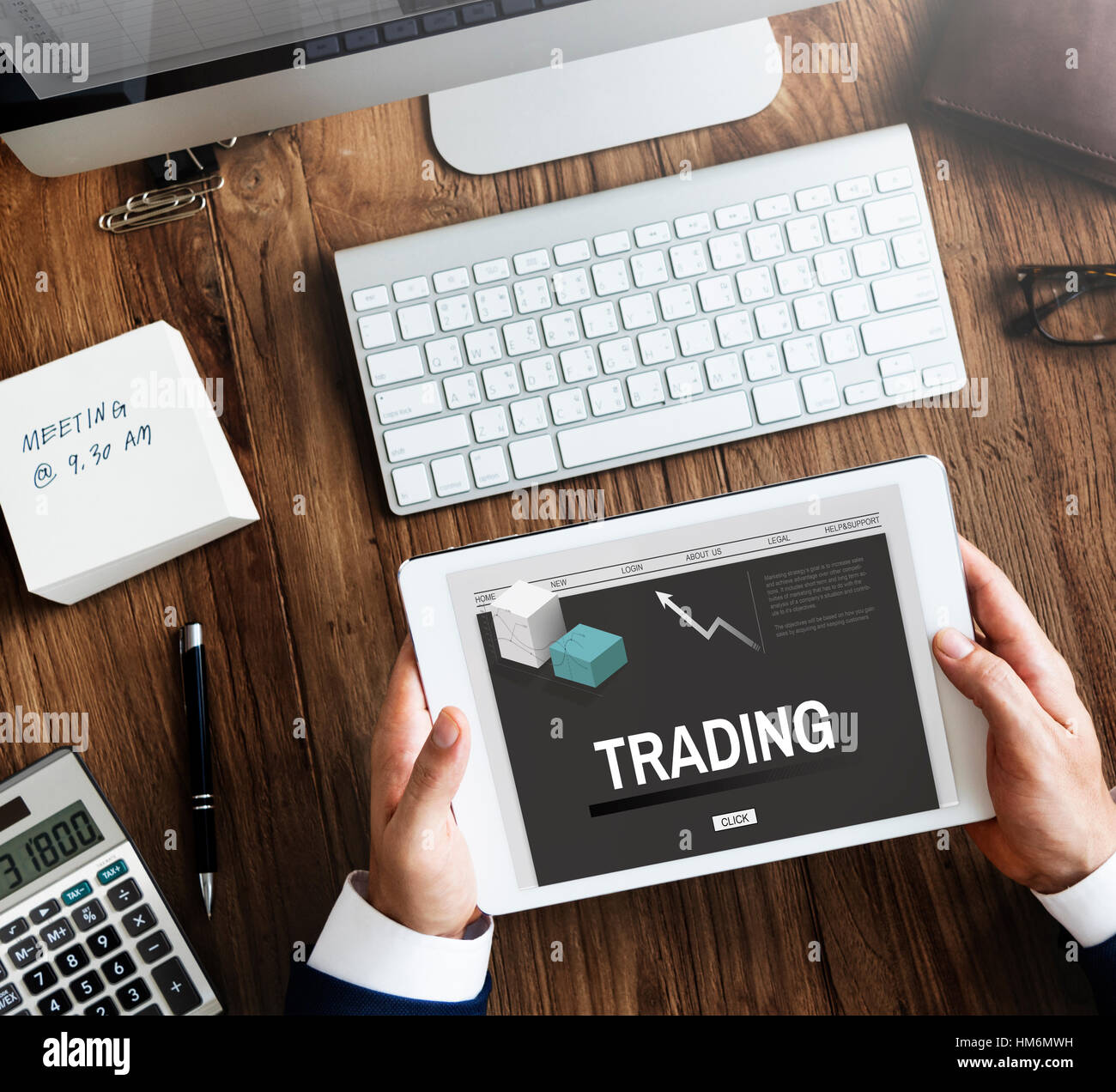 Trading Business Strategy Development Concept Stock Photo - Alamy