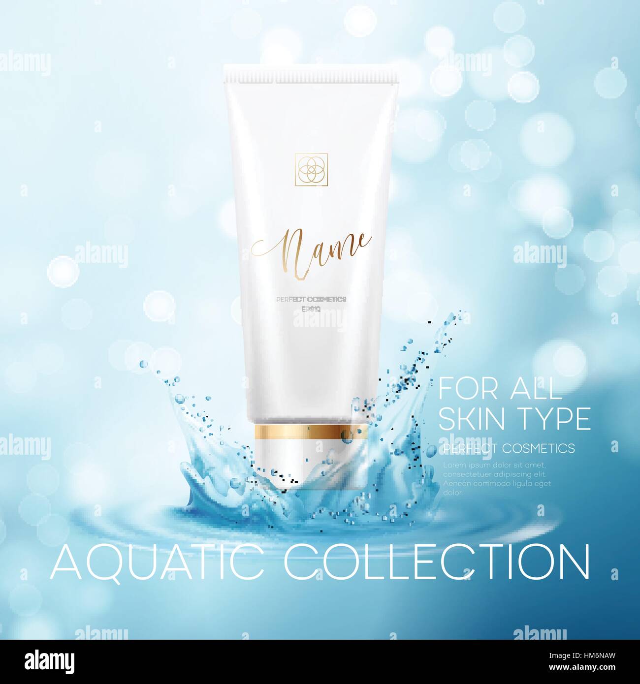 Design cosmetics product advertising. Vector illustration Stock Vector ...