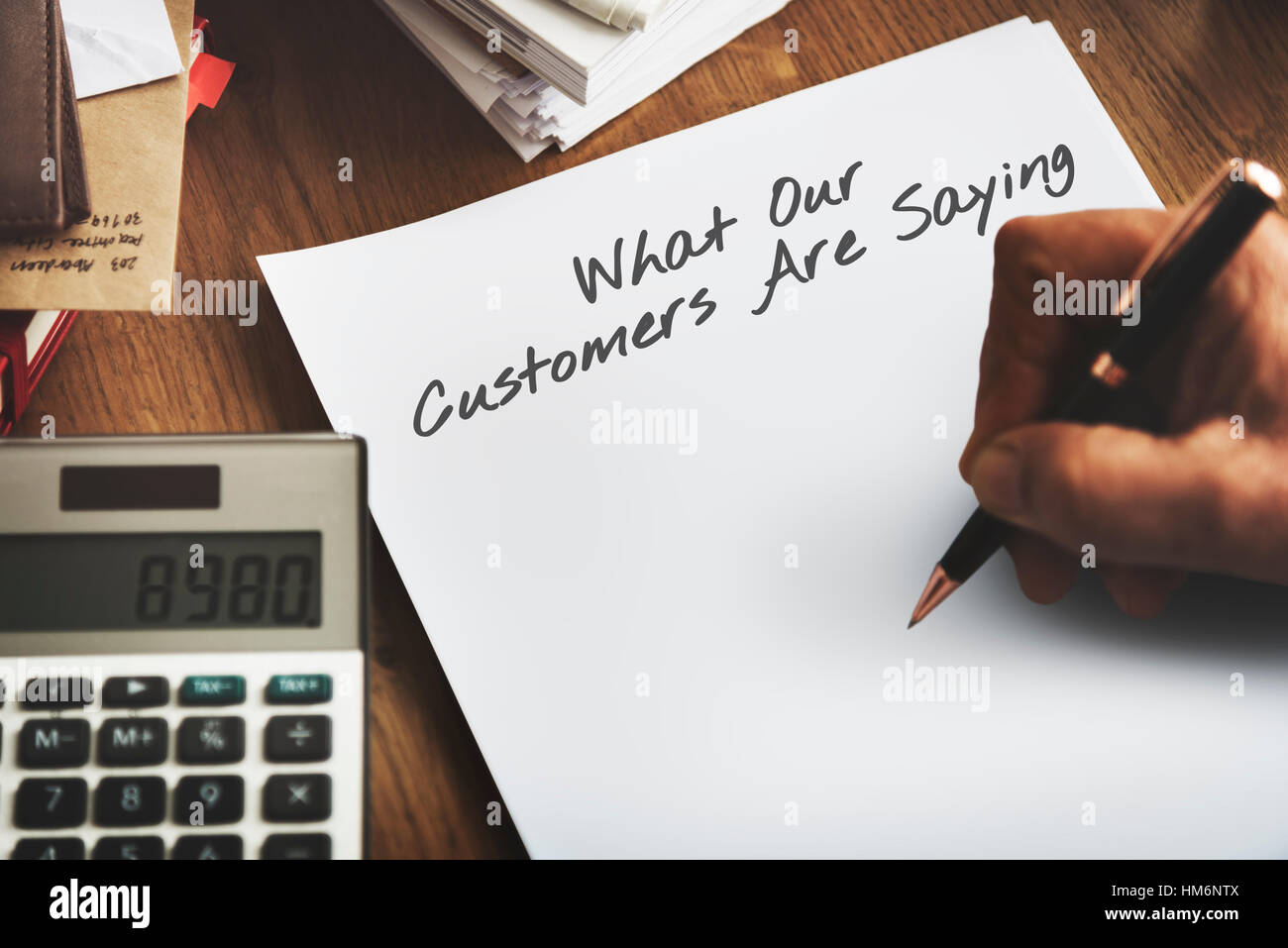 Contact Us Feedback Customer Service Response Concept Stock Photo - Alamy