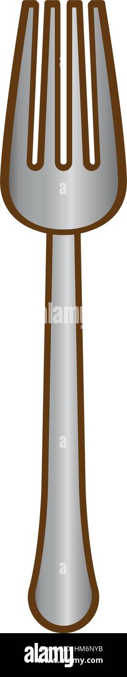 gray fork icon image design, vector illustration Stock Vector Image ...