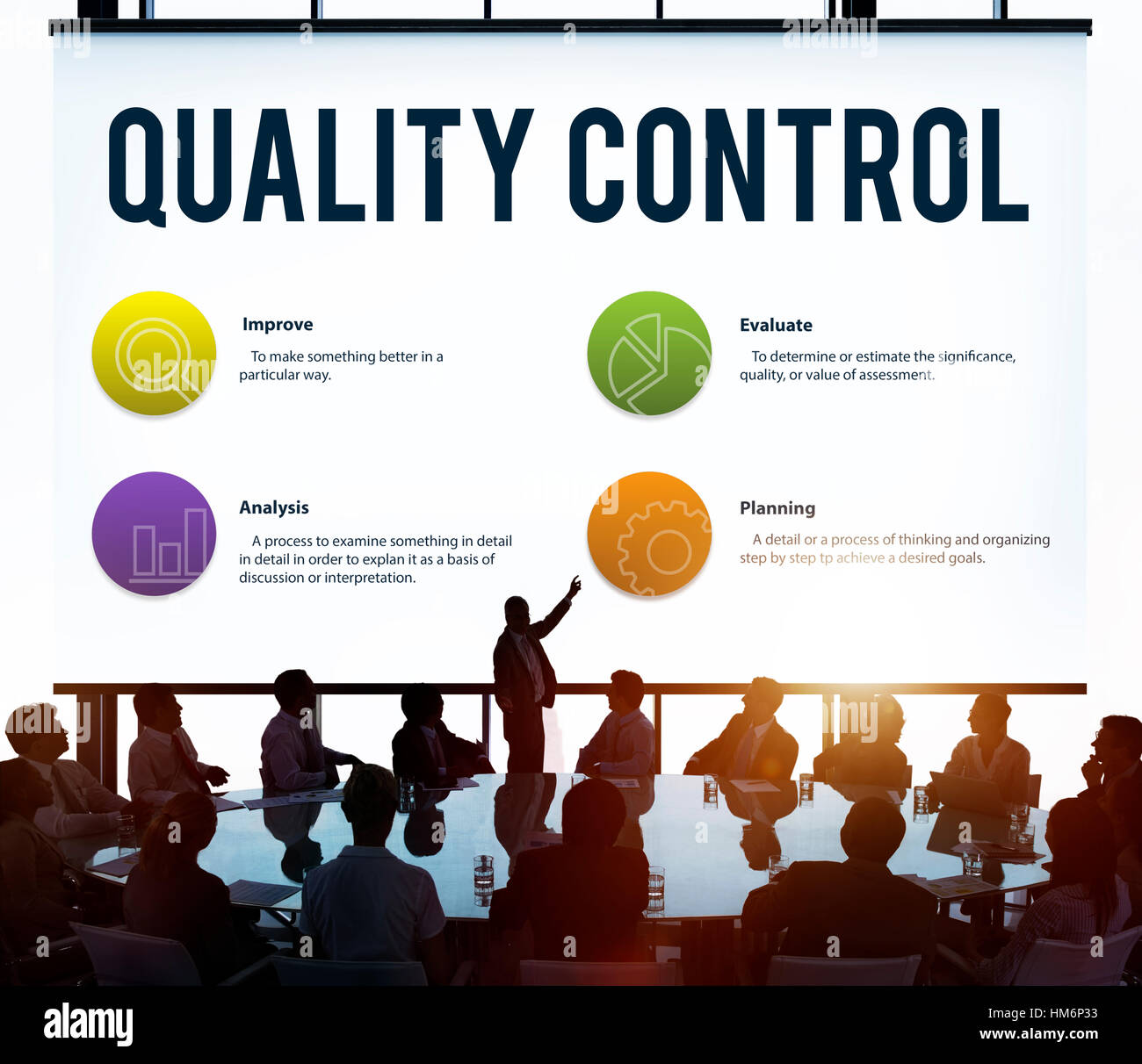 Quality Control Improve Strategy Concept Stock Photo - Alamy