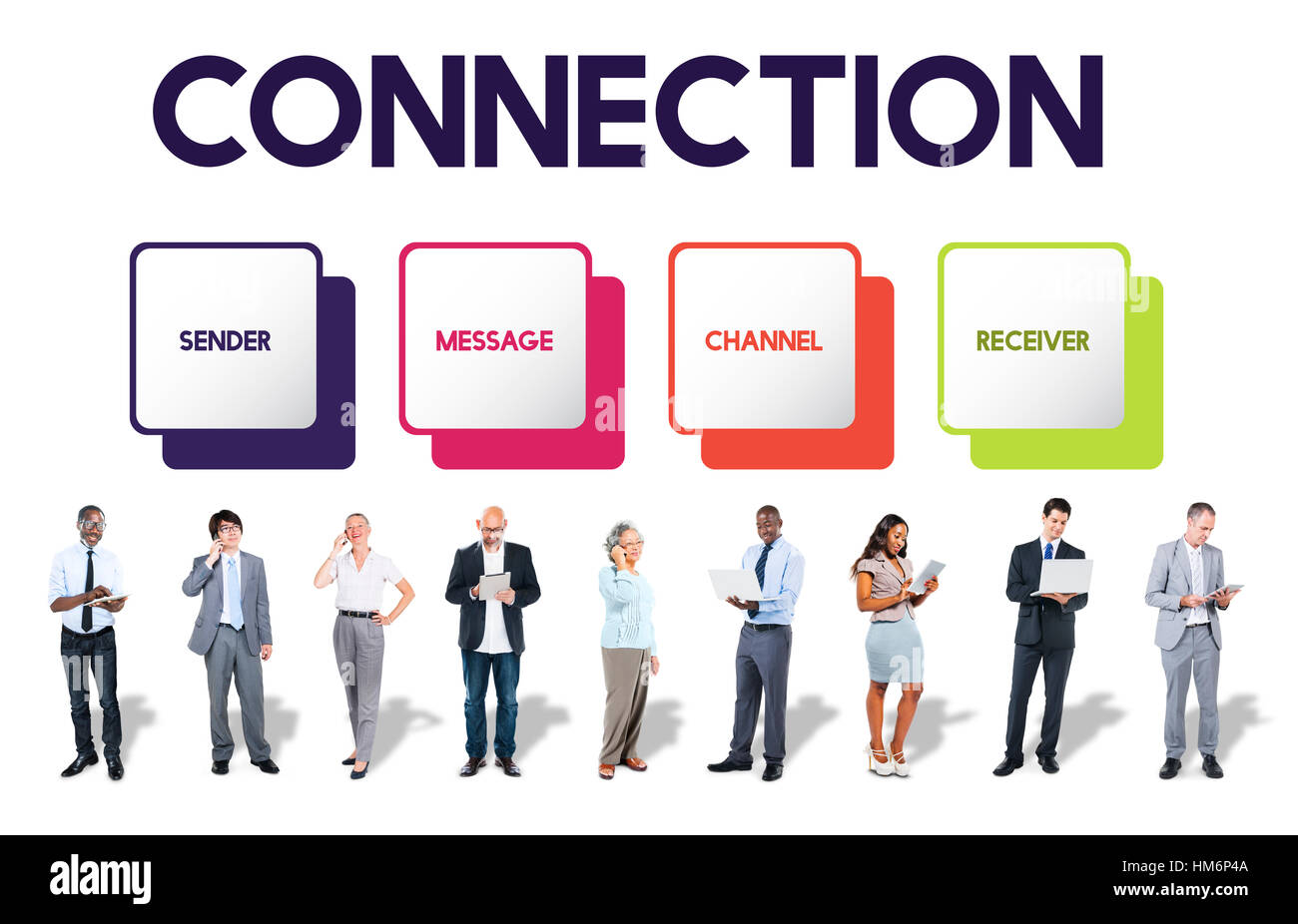 Connection Networking Togetherness Bond Concept Stock Photo - Alamy