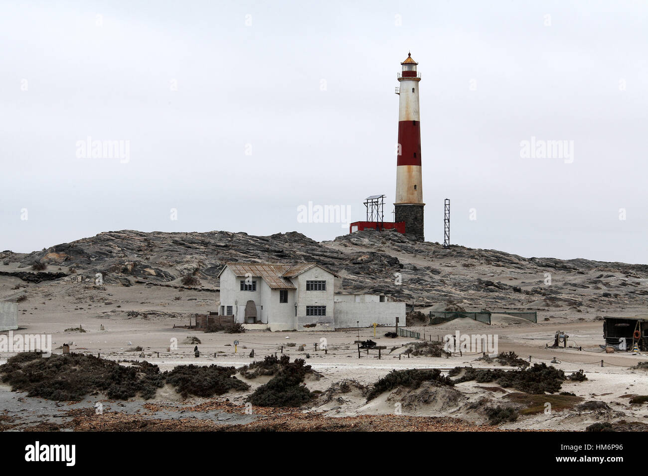 Lighthouse at Diaz Point on the Luderitz Peninsula in Namibia Stock ...