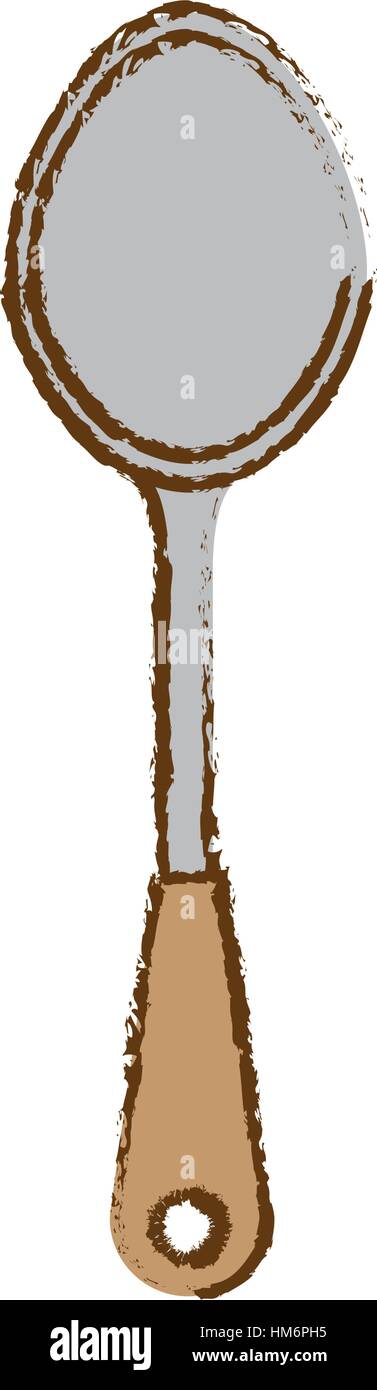 gray big spoon icon image, vector illustration Stock Vector Image & Art ...
