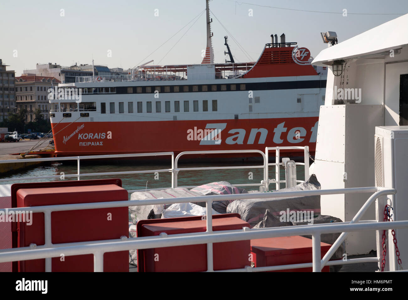 Piraeus Harbour Athens Greece Stock Photo - Alamy