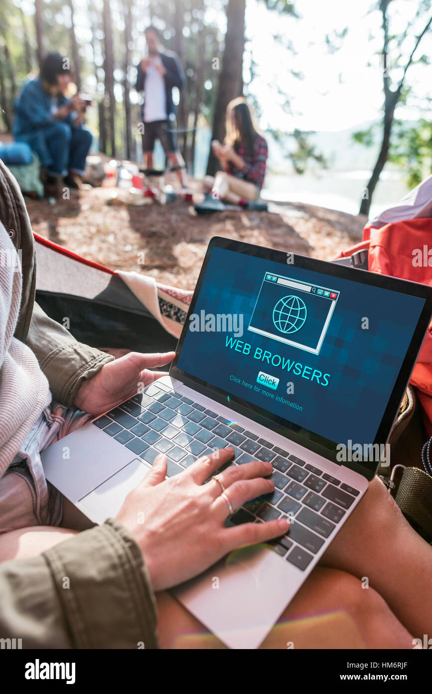 Web Browsers Application Information Interface Concept Stock Photo - Alamy
