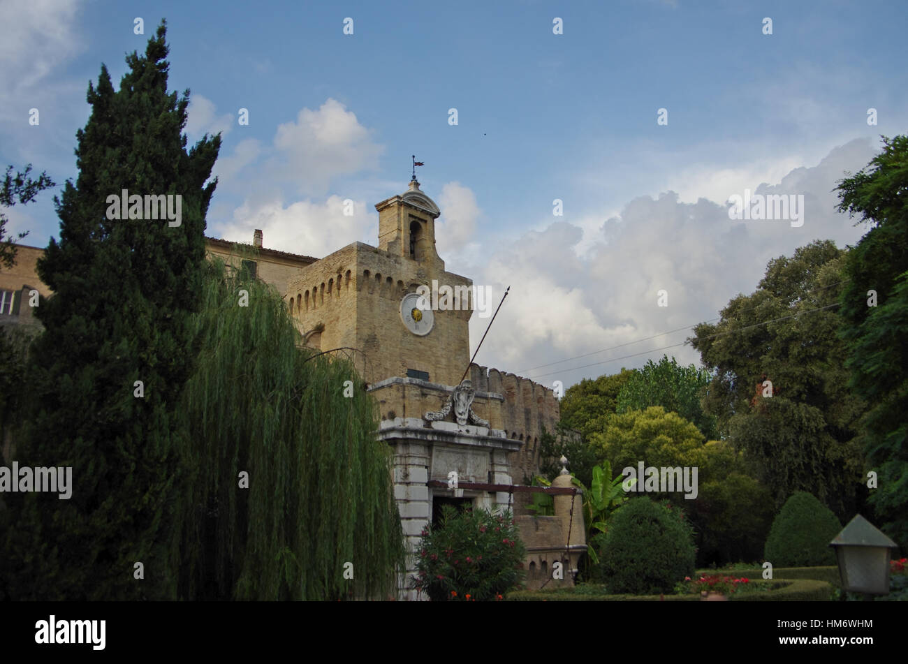 FALCONARA,IT - CIRCA NOVEMBER,2010 - The medieval castle of Rocca ...