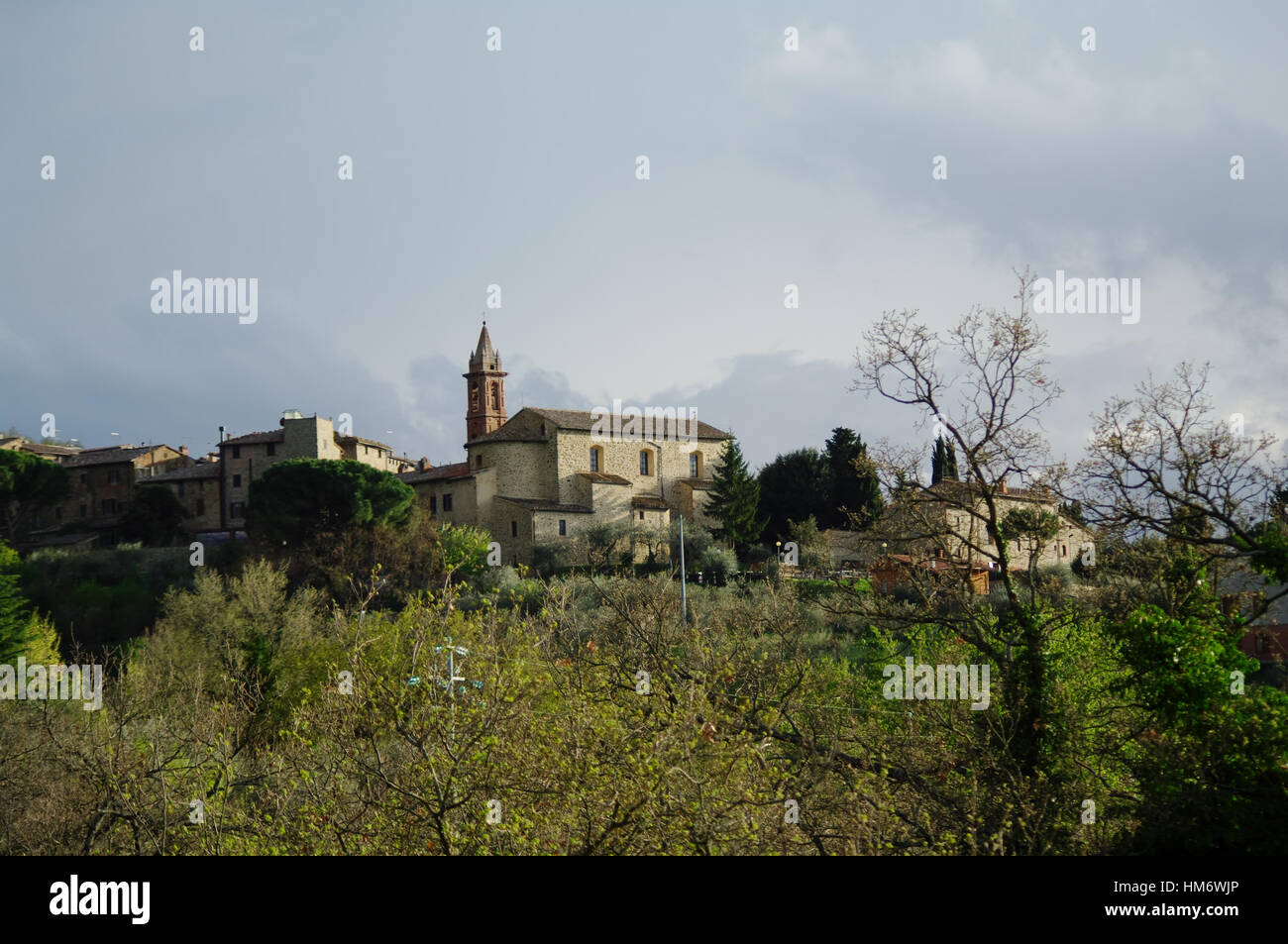 View of Paciano, a medieval village in Umbria, elected as one of the ...