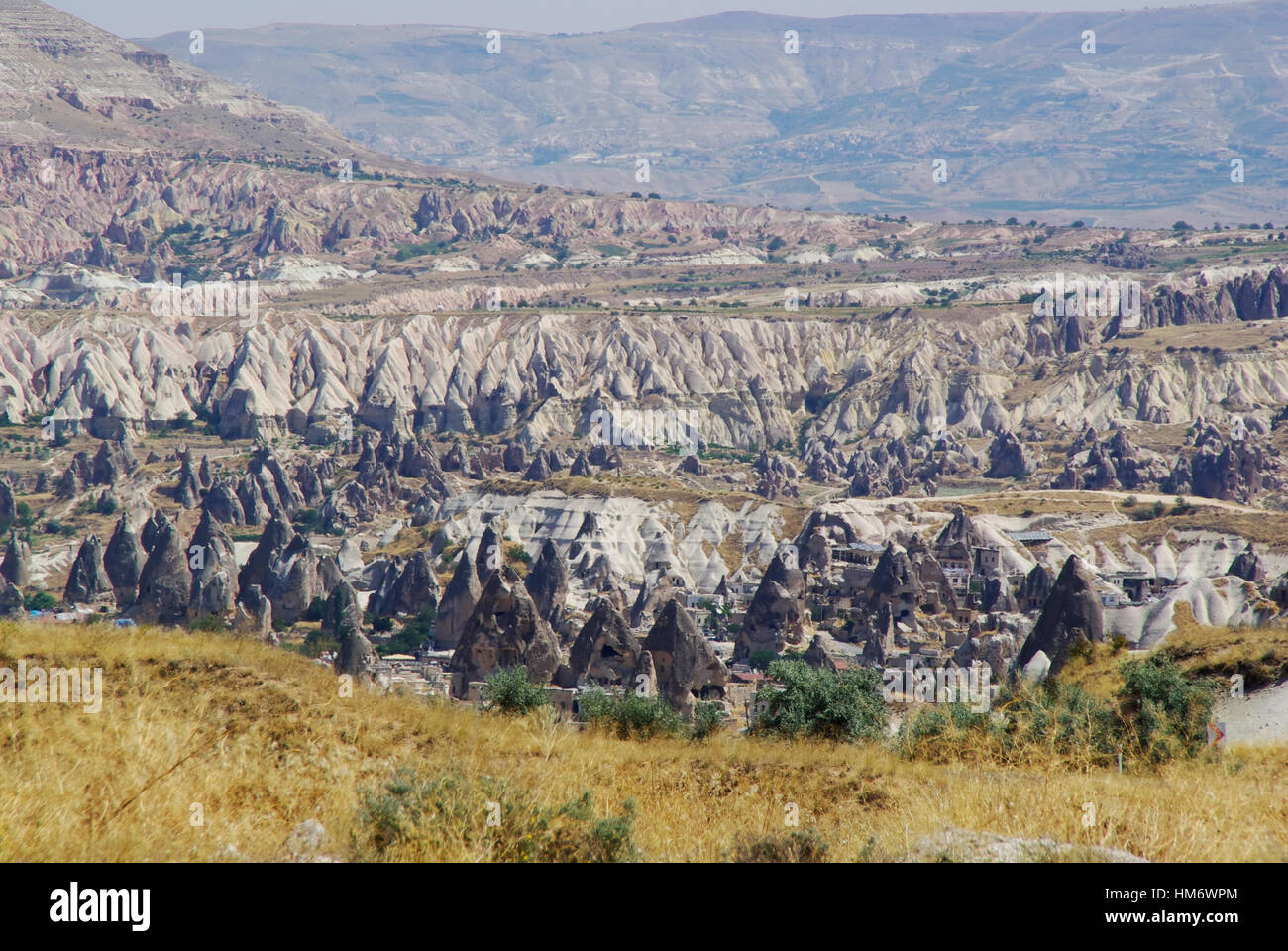 The Fairy chimneys, typical geologic formations of Cappadocia ...