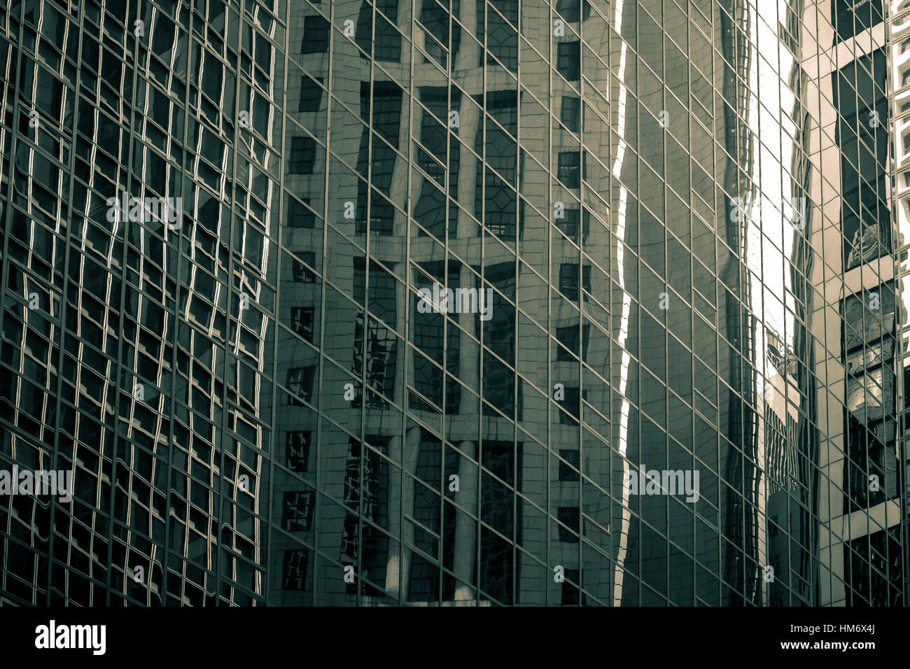 Windows of commercial building in Hong Kong Stock Photo - Alamy