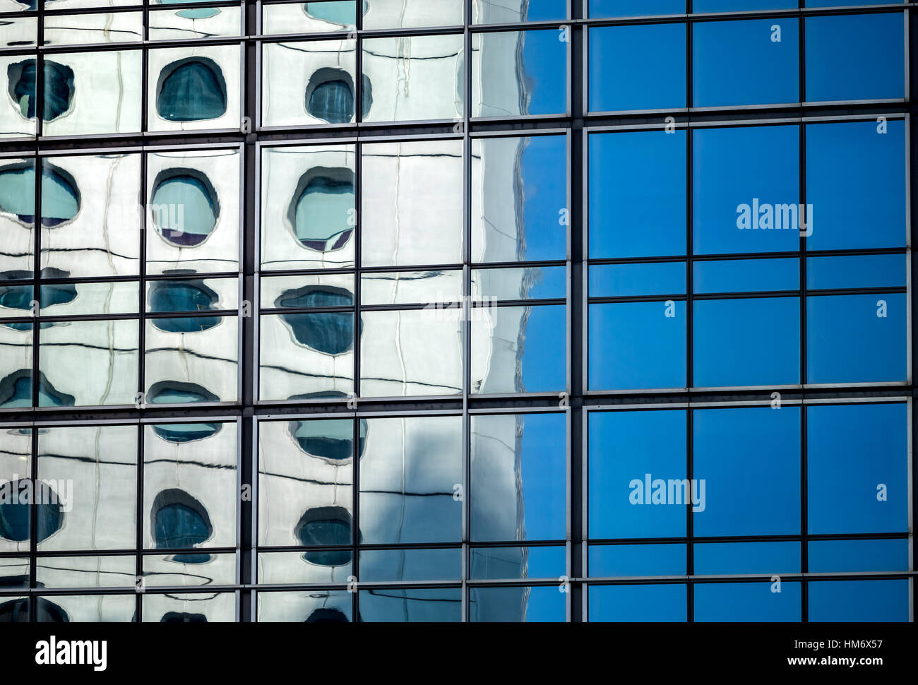 Windows of commercial building in Hong Kong Stock Photo - Alamy